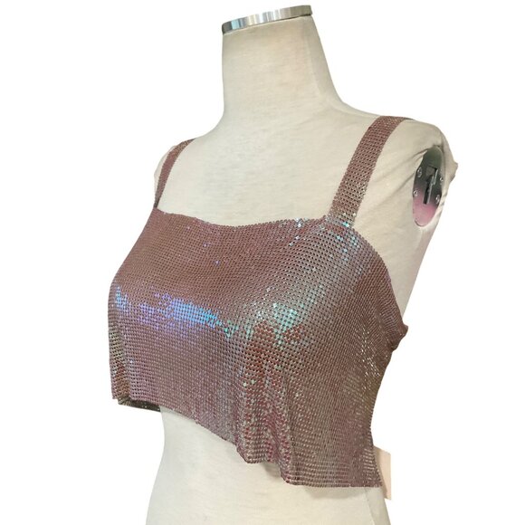 superdown | Tops | Superdown Shana Chain Crop Top In Multi New Womens ...